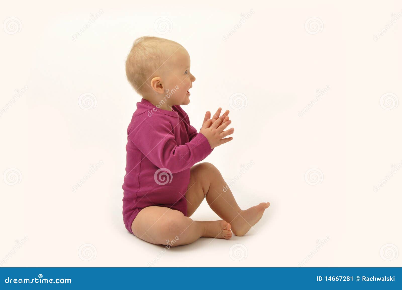 Baby clapping hands stock image. Image of enjoy, baby - 14667281