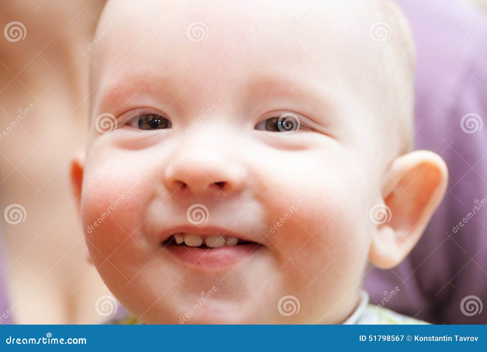 Baby stock image. Image of healthy, childhood, front - 51798567