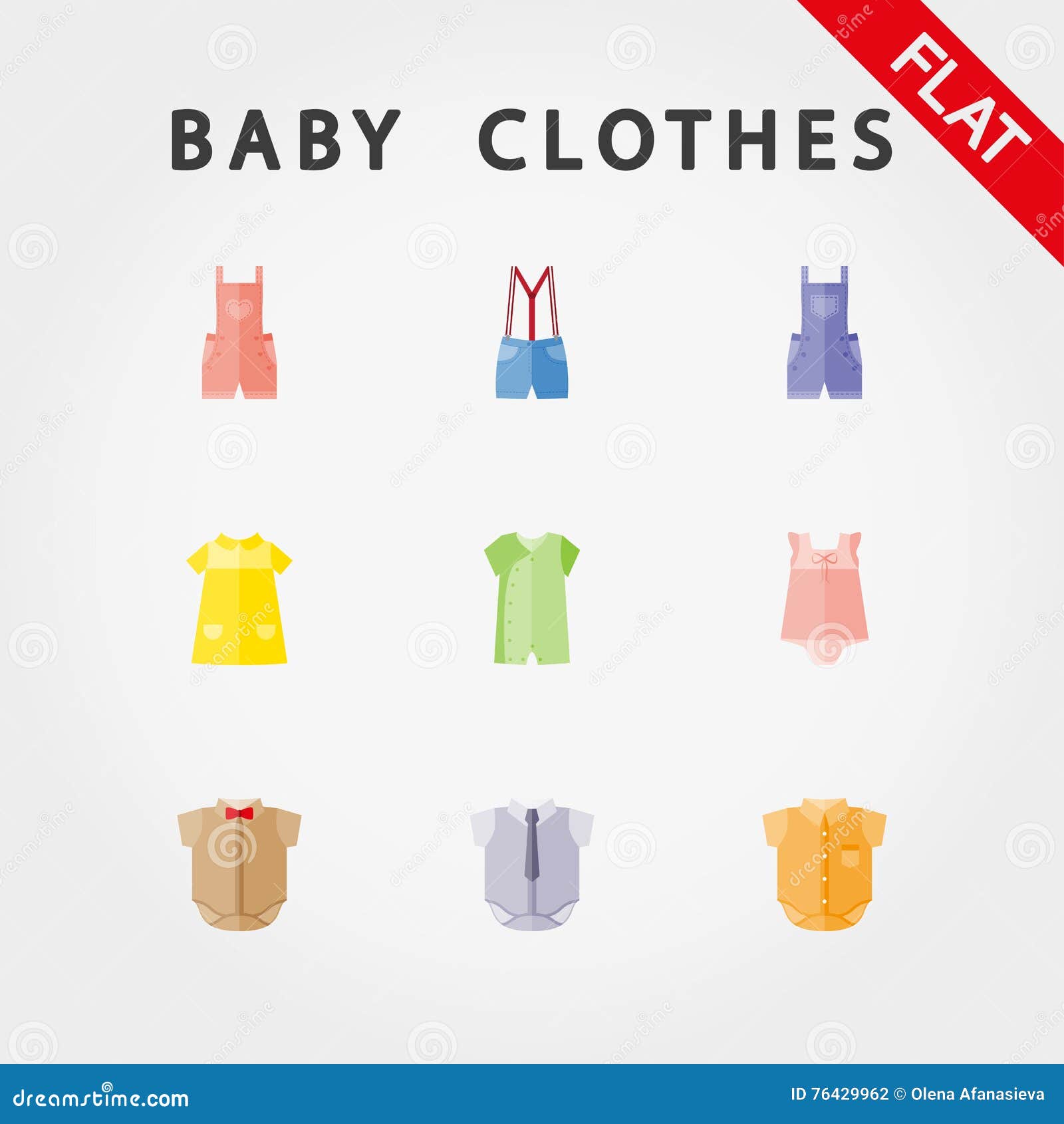 Baby Clothe Icon. Simple Style Baby Store Poster Background Symbol ...