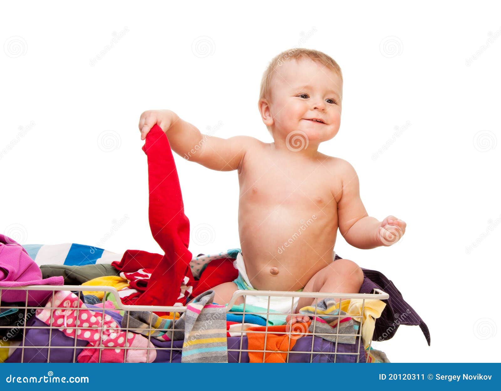 Baby with clothes stock image. Image of child, baby, clothes - 20120311