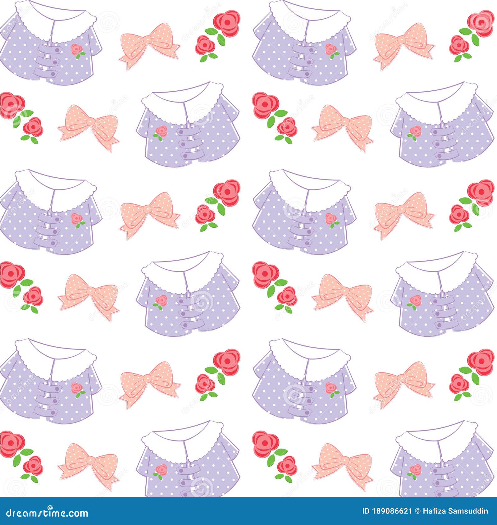 Baby Clothes Background Design. Vector Illustration Decorative Design ...