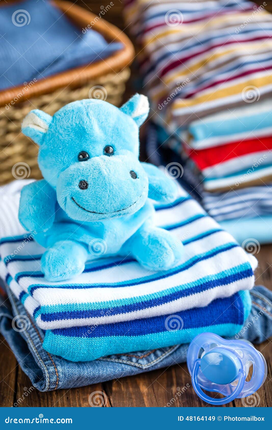 Baby clothes stock image. Image of birth, rustic, knitted - 48164149