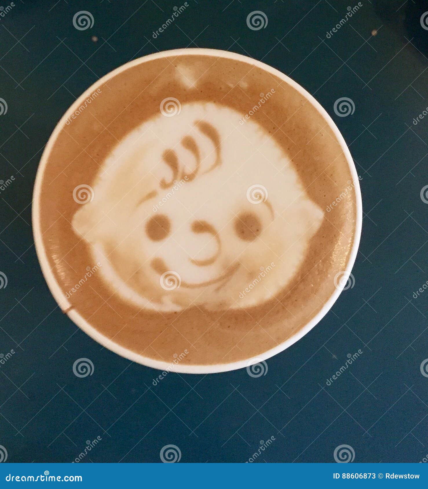 Baby coffee art stock image. Image of coffeebaby, latte - 88606873