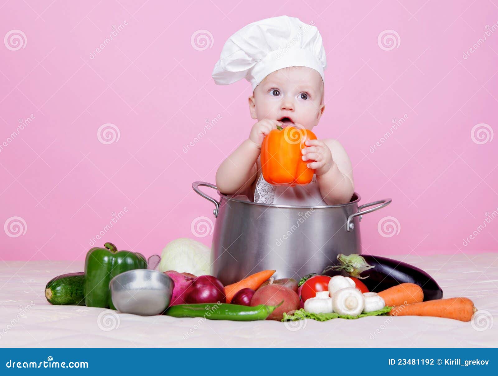 Baby cook stock photo. Image of assistance, cook, preparing - 23481192