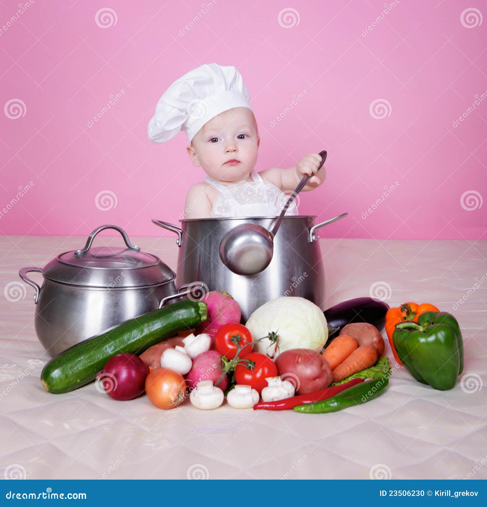 Baby cook stock photo. Image of male, child, background - 23506230