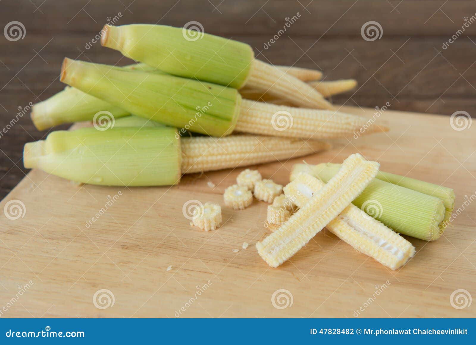 Baby corn stock photo. Image of babycorn, small, organic - 47828482