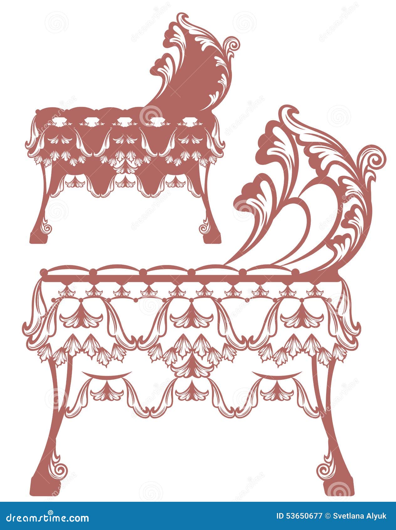 Baby cradle stock vector. Illustration of isolated, childhood - 53650677