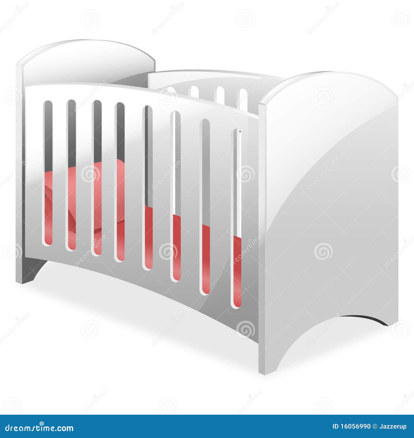 Baby Crib stock illustration. Illustration of cheerful - 16056990