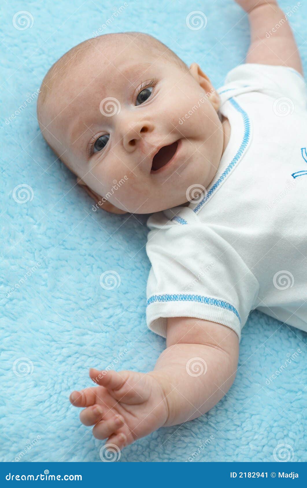 Baby in crib stock image. Image of little, girl, childhood - 2182941