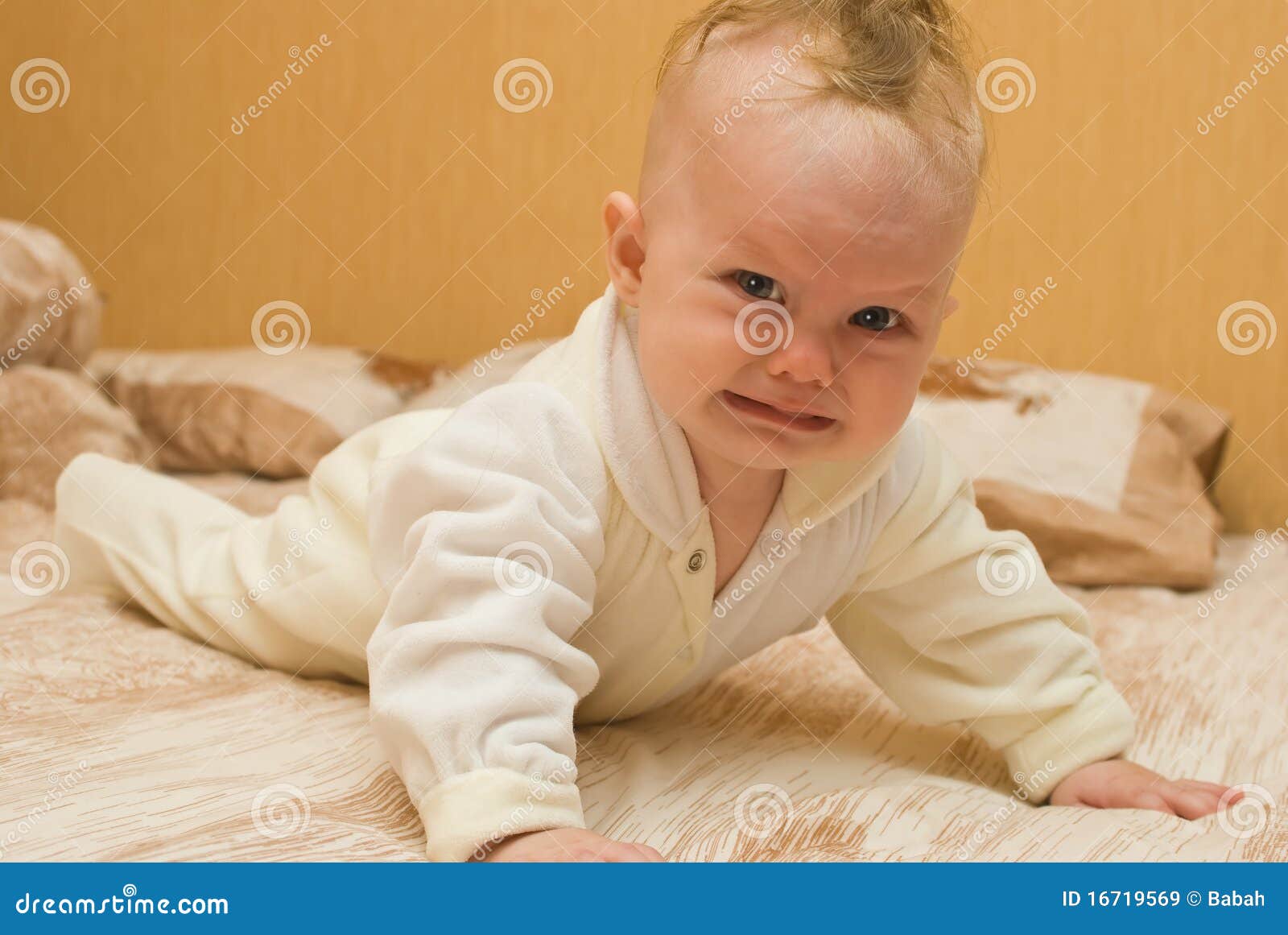 Baby cries stock image. Image of small, life, closeup - 16719569