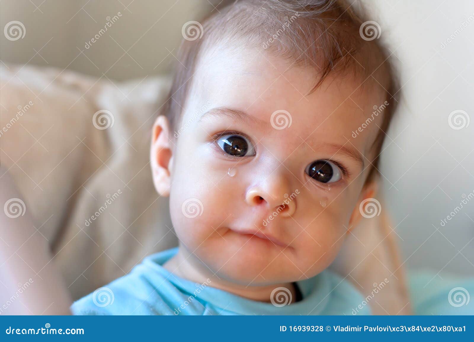 Baby cry stock photo. Image of close, illness, expressing - 16939328
