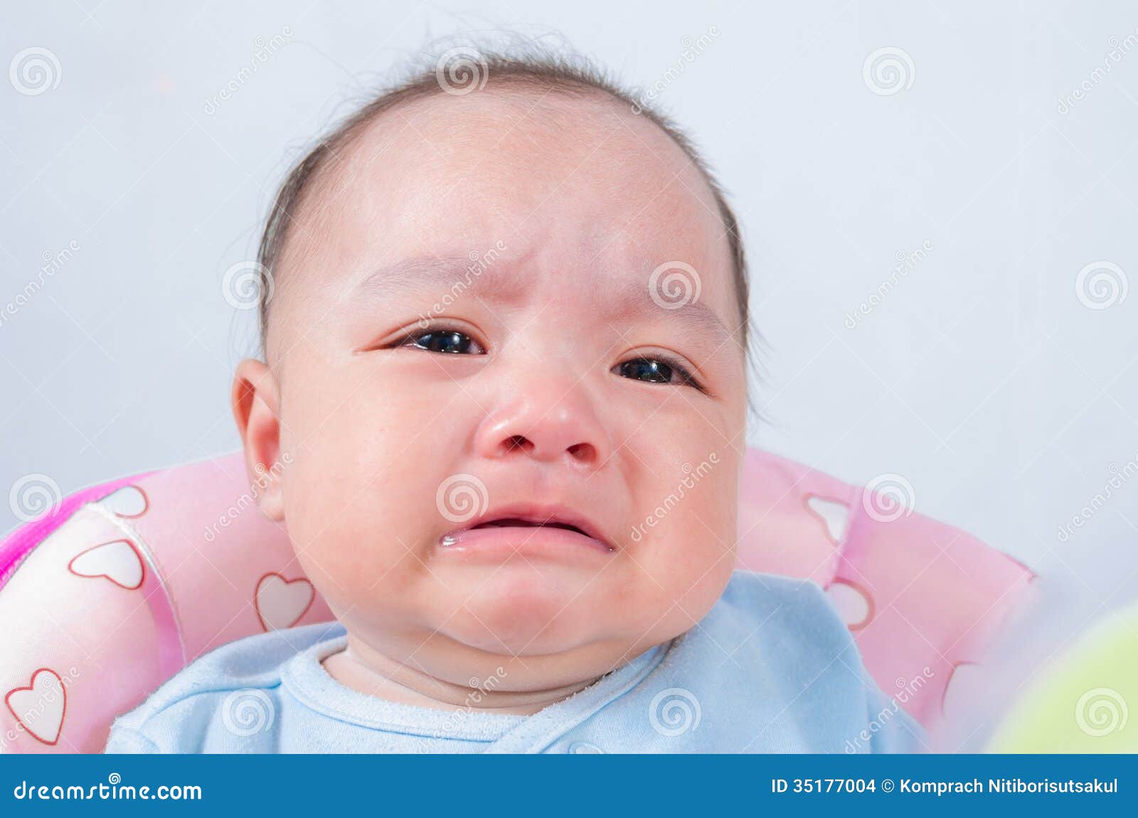 Baby cry. stock photo. Image of innocence, small, looking - 35177004