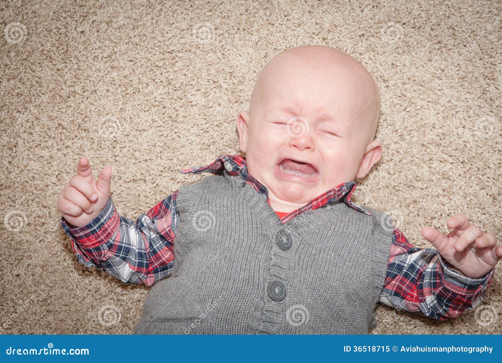 Baby Crying stock image. Image of beautiful, disgusted - 36518715