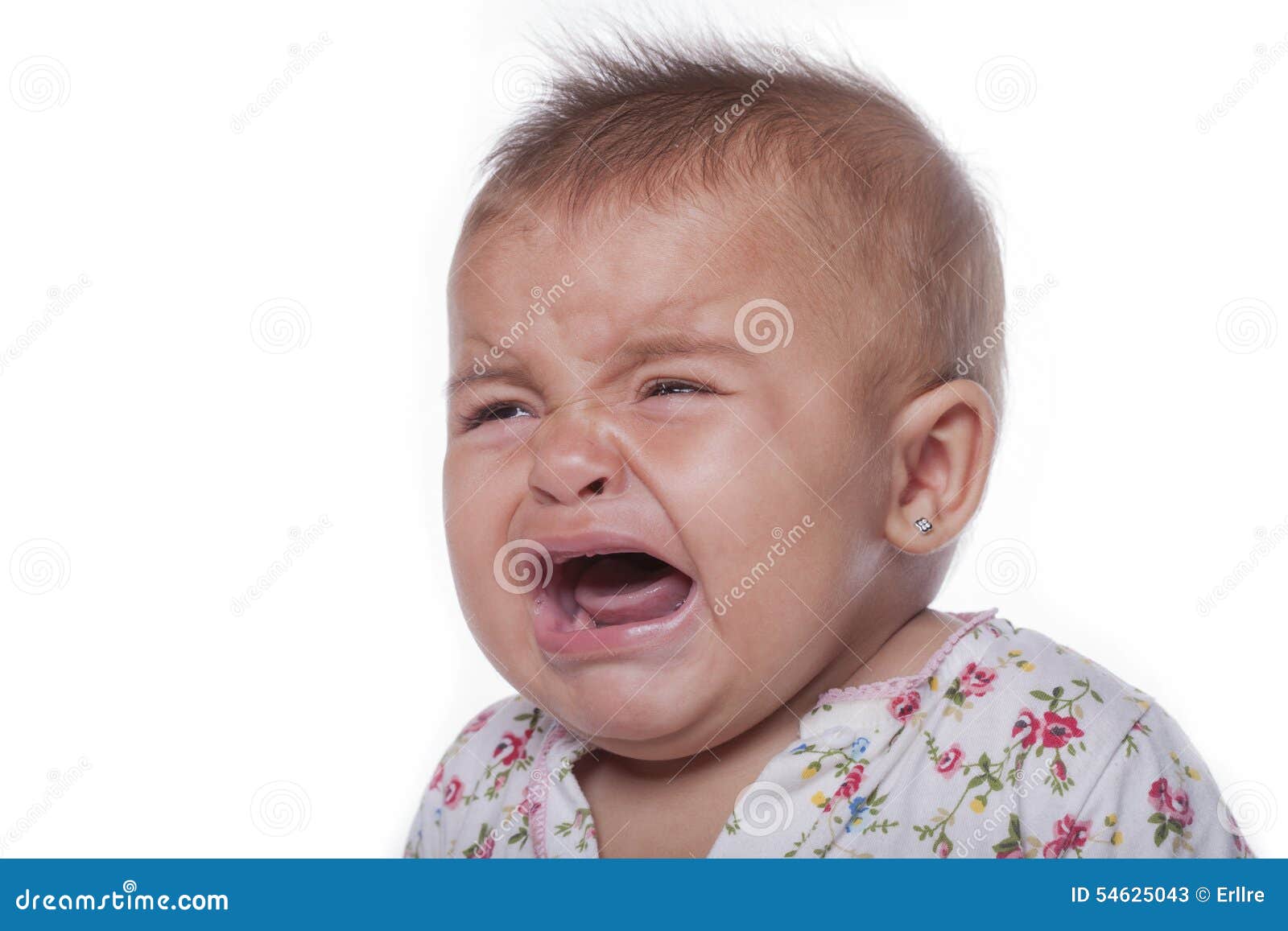 Baby crying stock image. Image of fear, babies, beautiful - 54625043