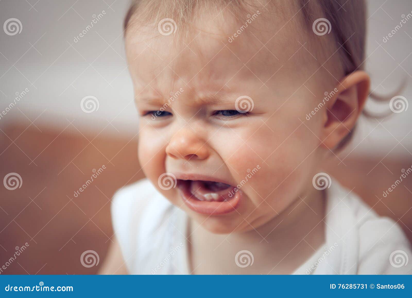 Baby crying stock image. Image of mouring, serene, emotion - 76285731