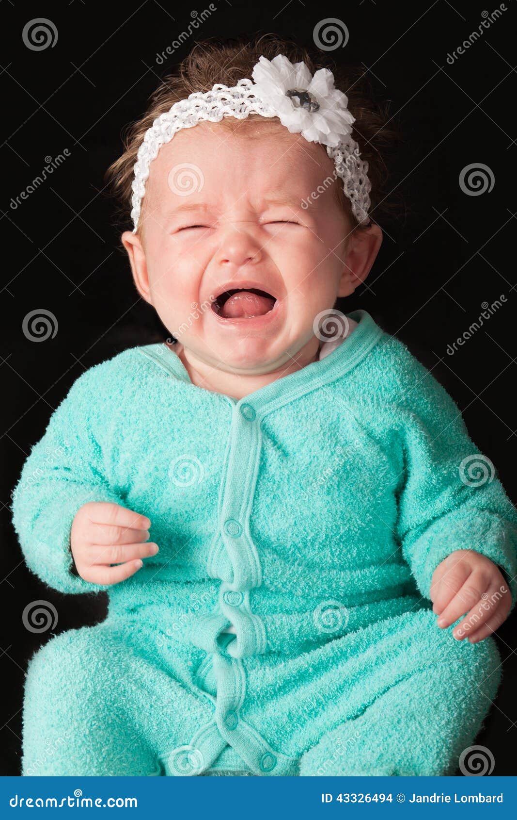 Baby crying stock photo. Image of baby, heart, portrait - 43326494