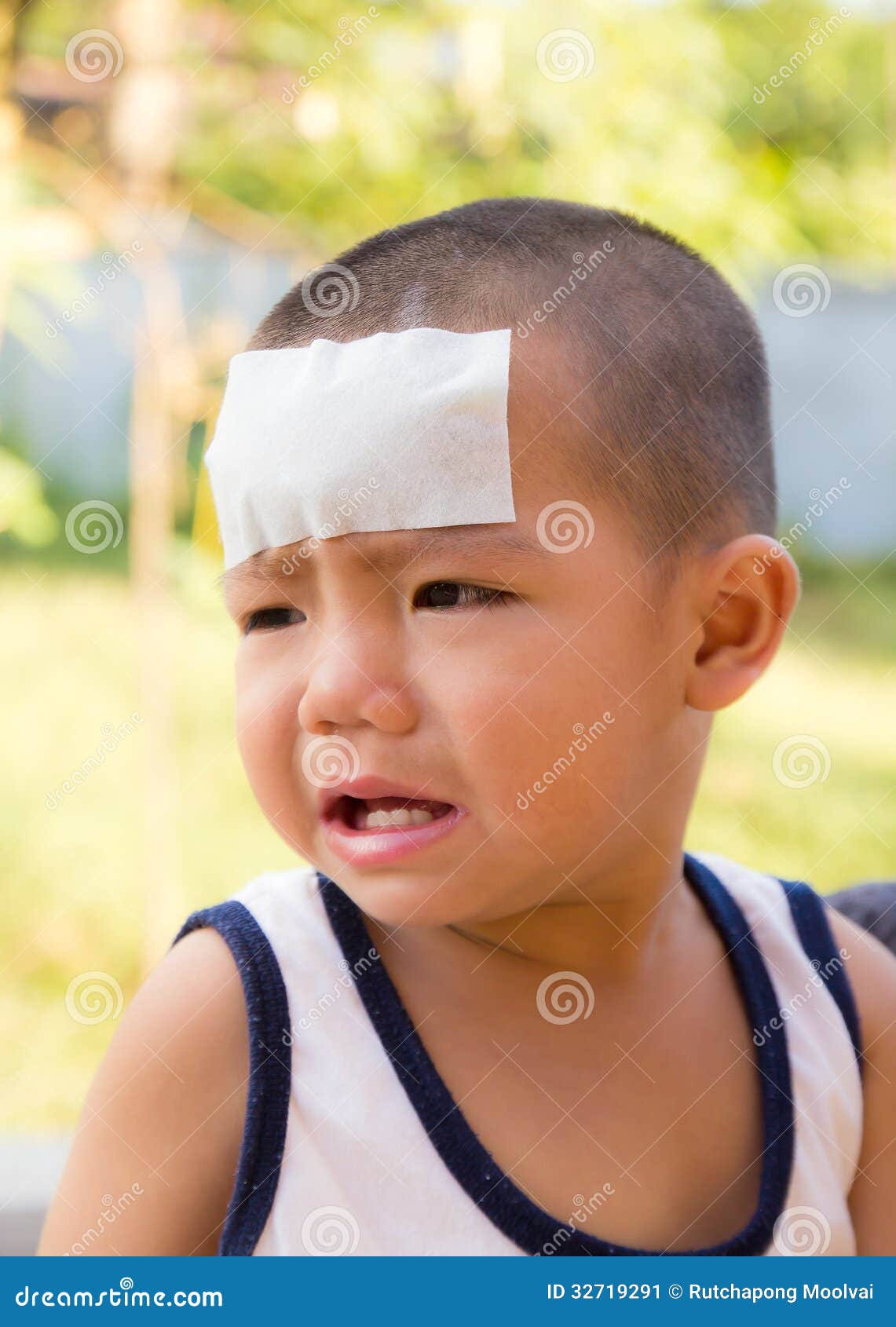Baby Crying because the Uncomfortably Cold. Stock Image - Image of ...