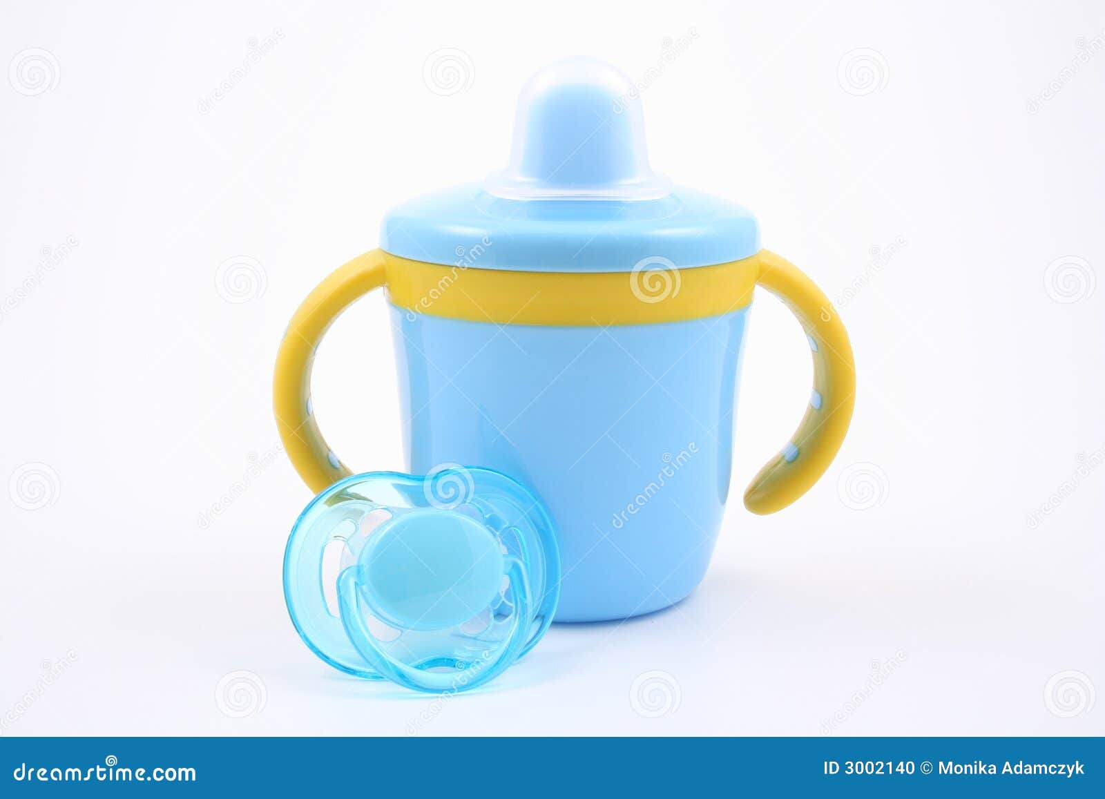 Baby cup and pacifier stock photo. Image of child, milk - 3002140