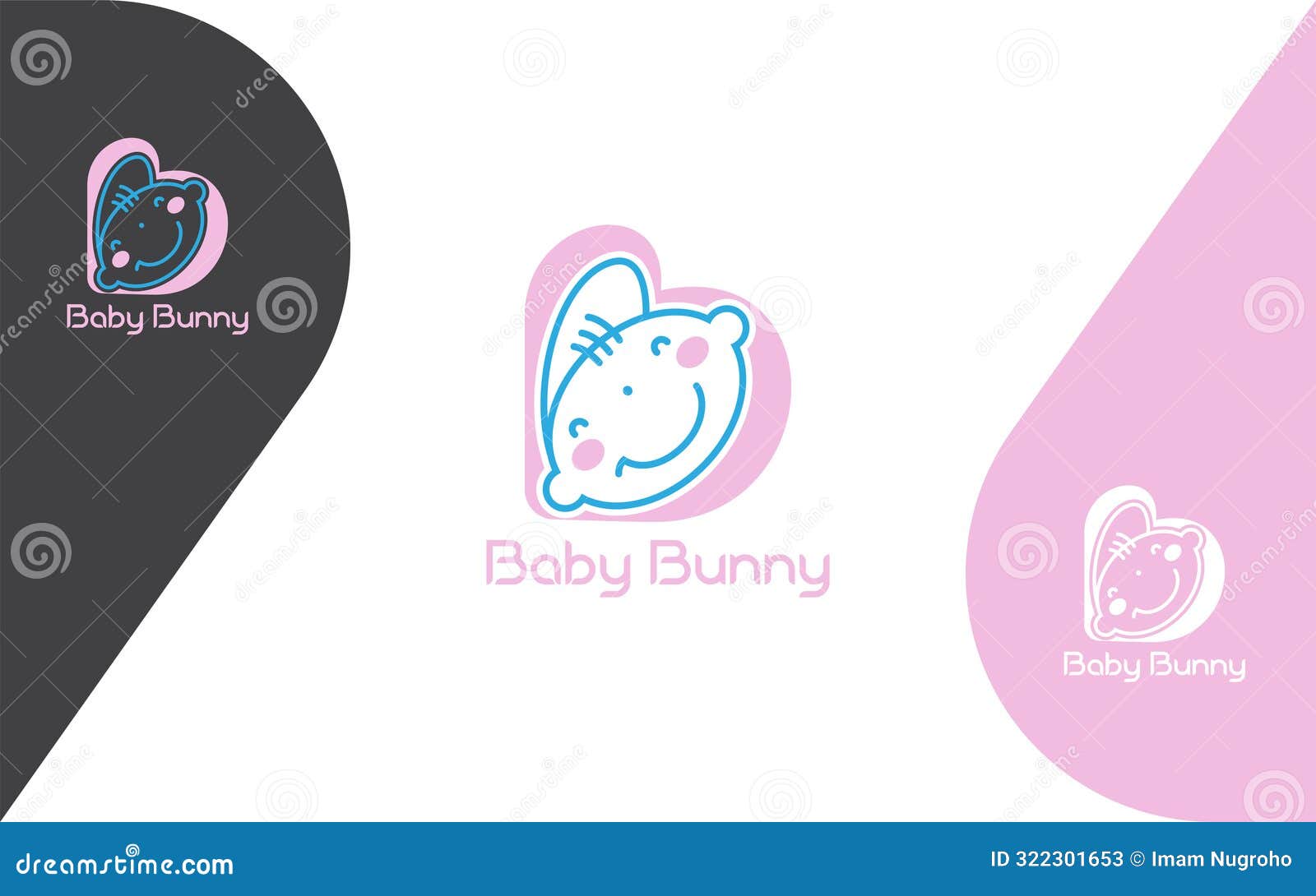 Baby cute letter B logo stock illustration. Illustration of birth ...