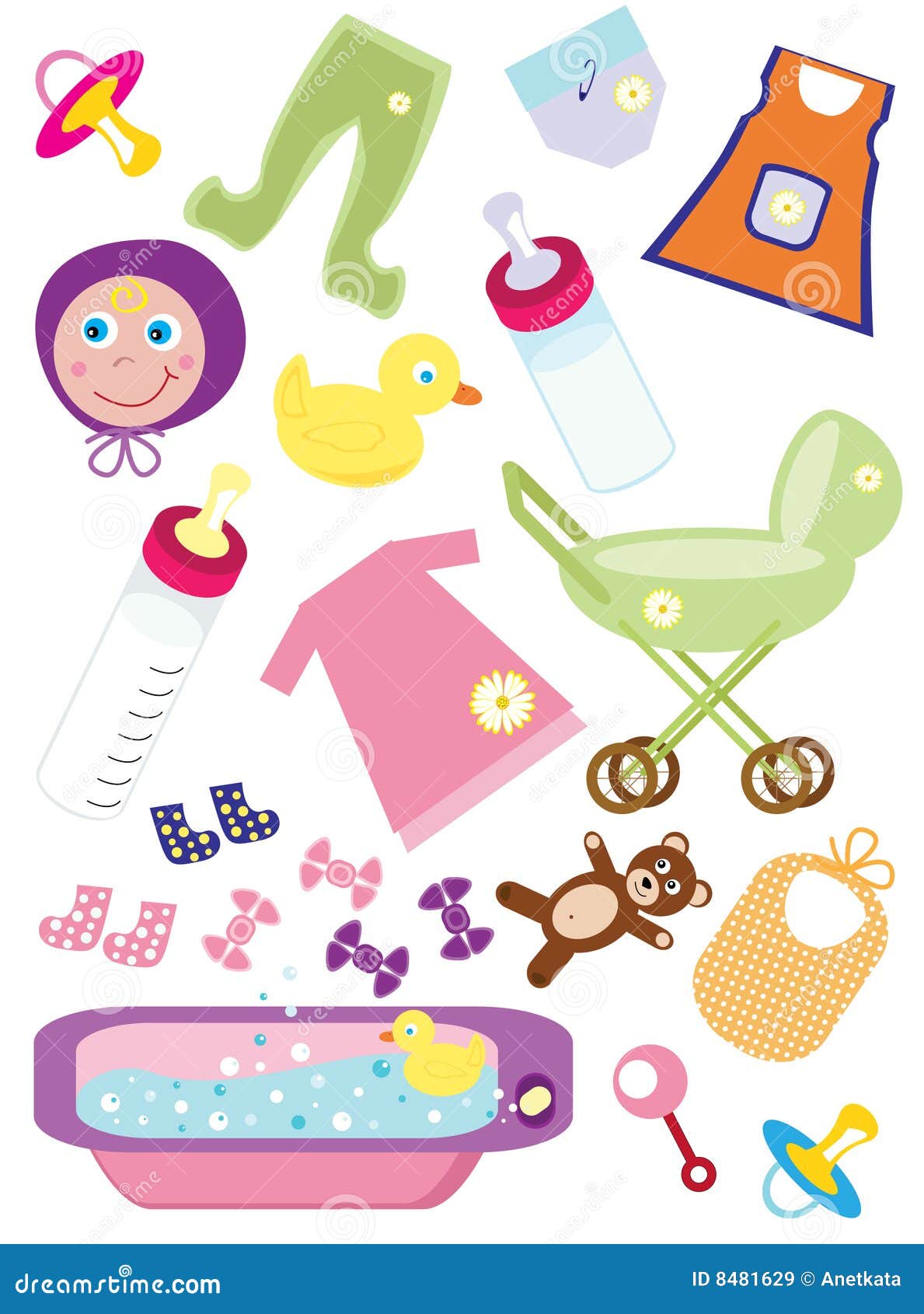 Baby Design Cartoon Vector | CartoonDealer.com #43260861