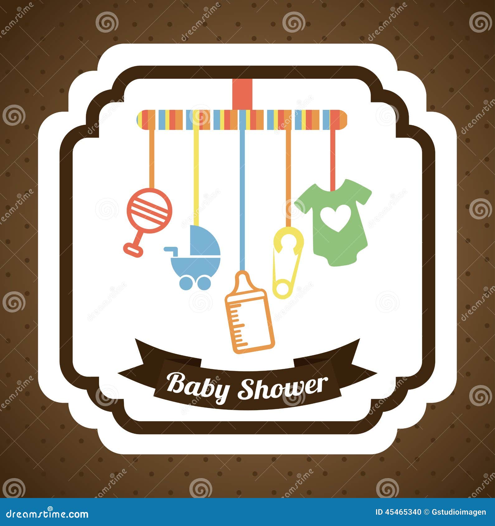 Baby design stock vector. Illustration of love, girl - 45465340