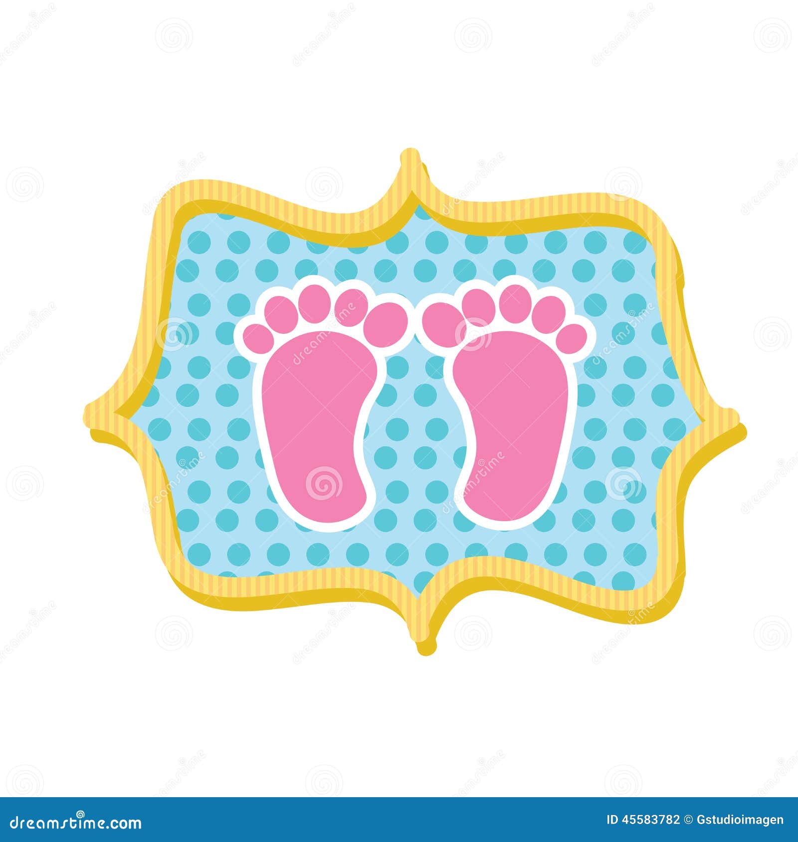 Baby design stock vector. Illustration of frame, baby - 45583782