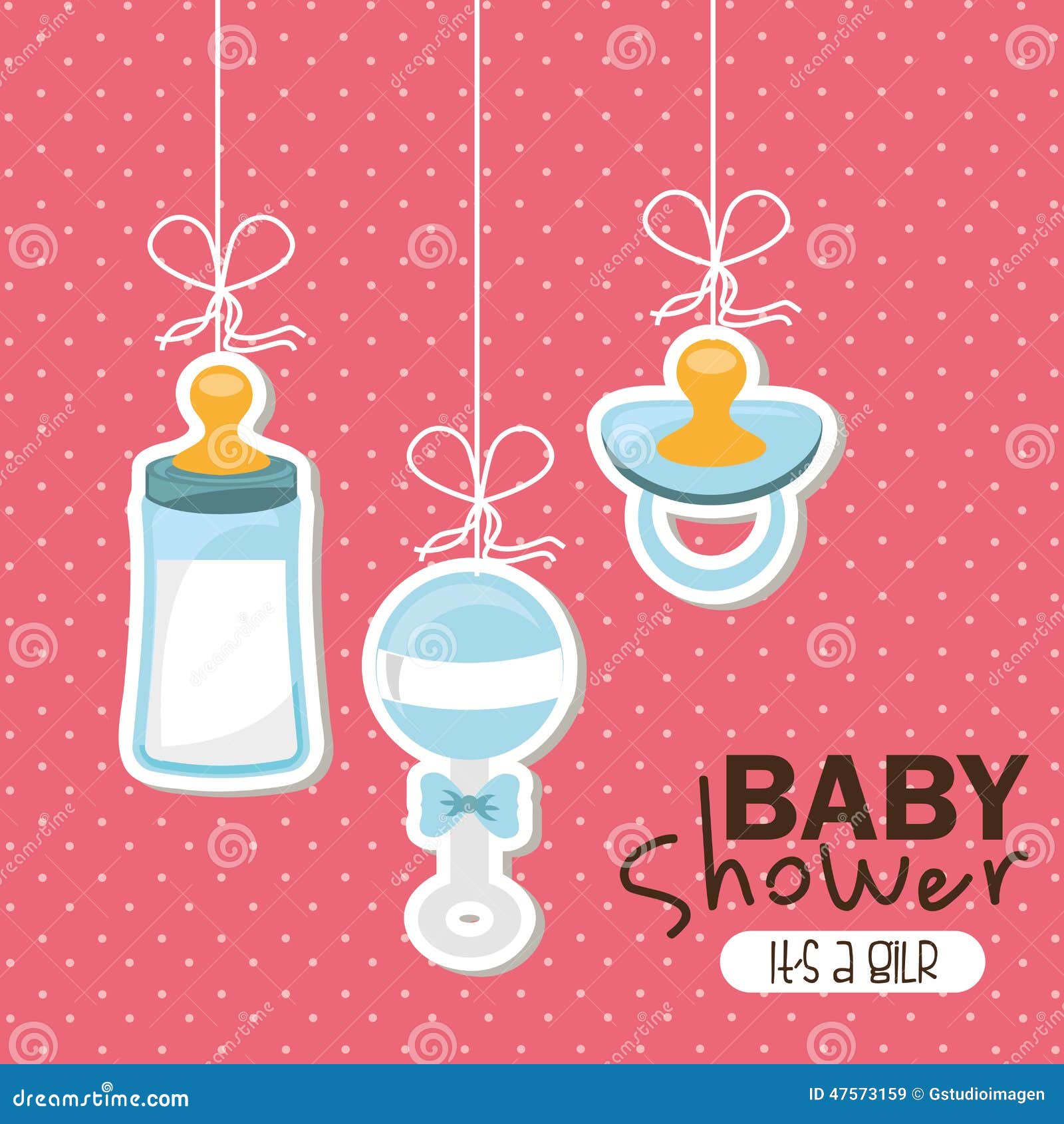 Baby design stock vector. Illustration of holidays, maraca - 47573159