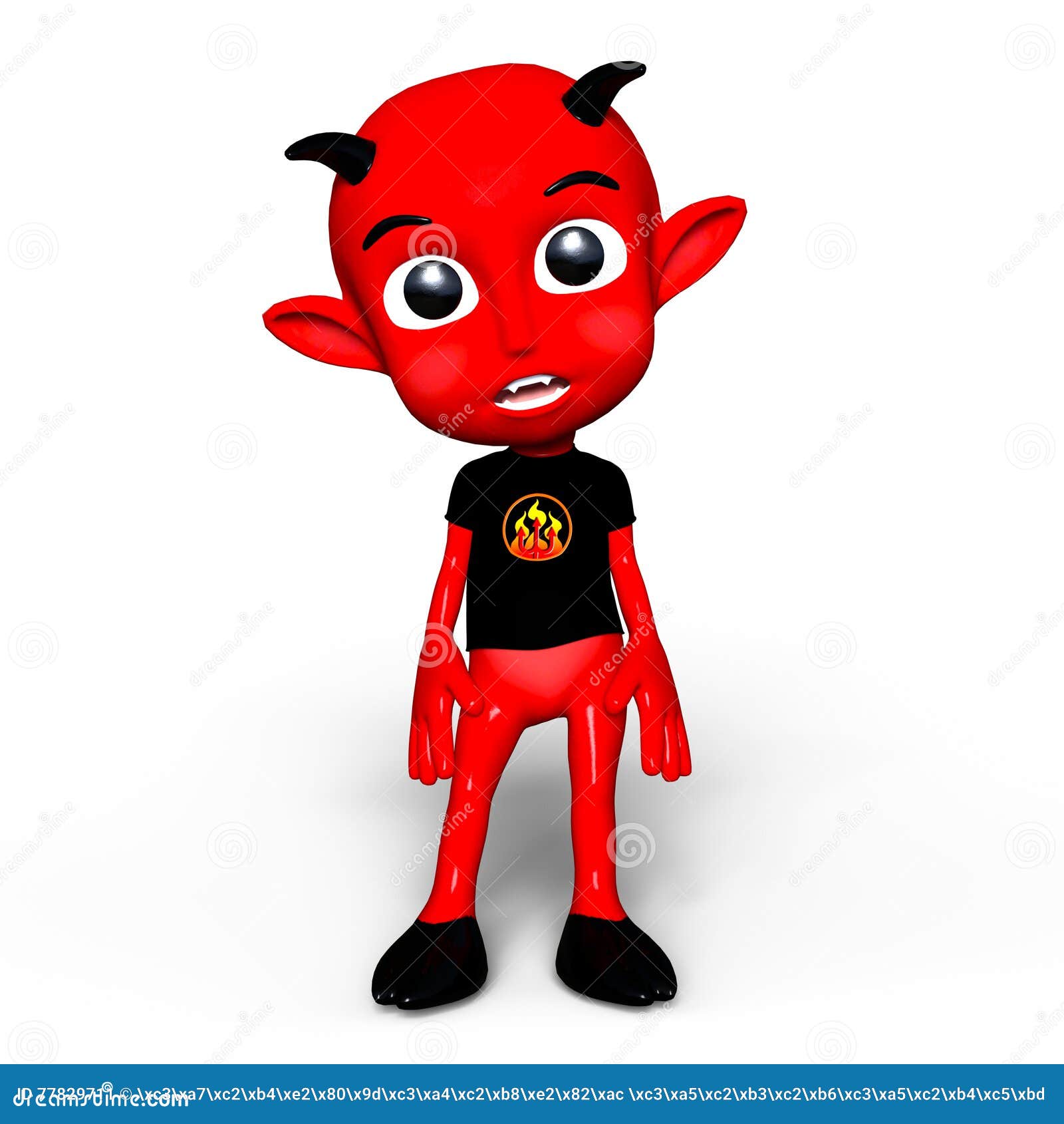 Baby devil stock illustration. Illustration of daemon - 77829711