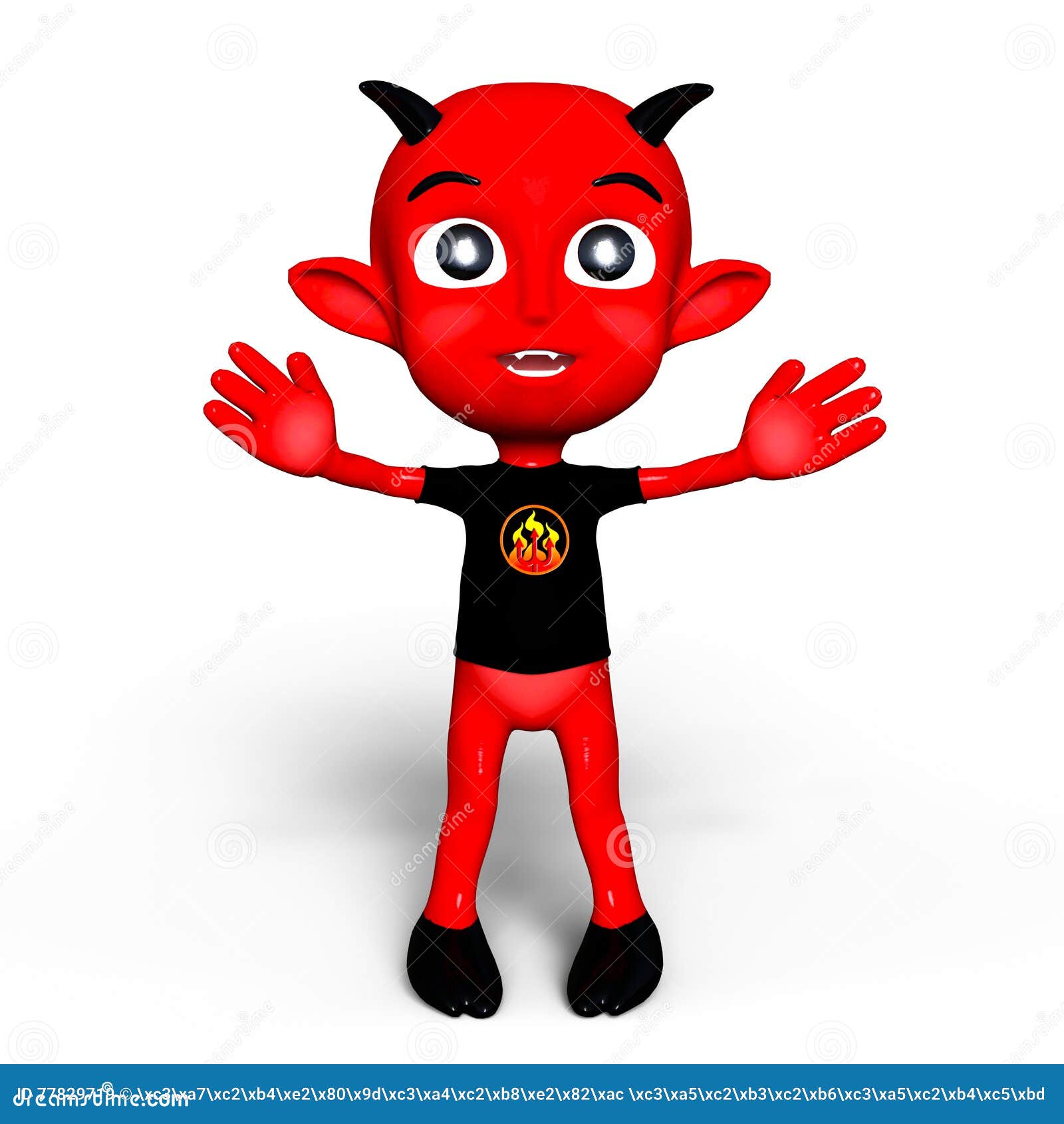 Baby devil stock illustration. Illustration of body, halloween - 77829719
