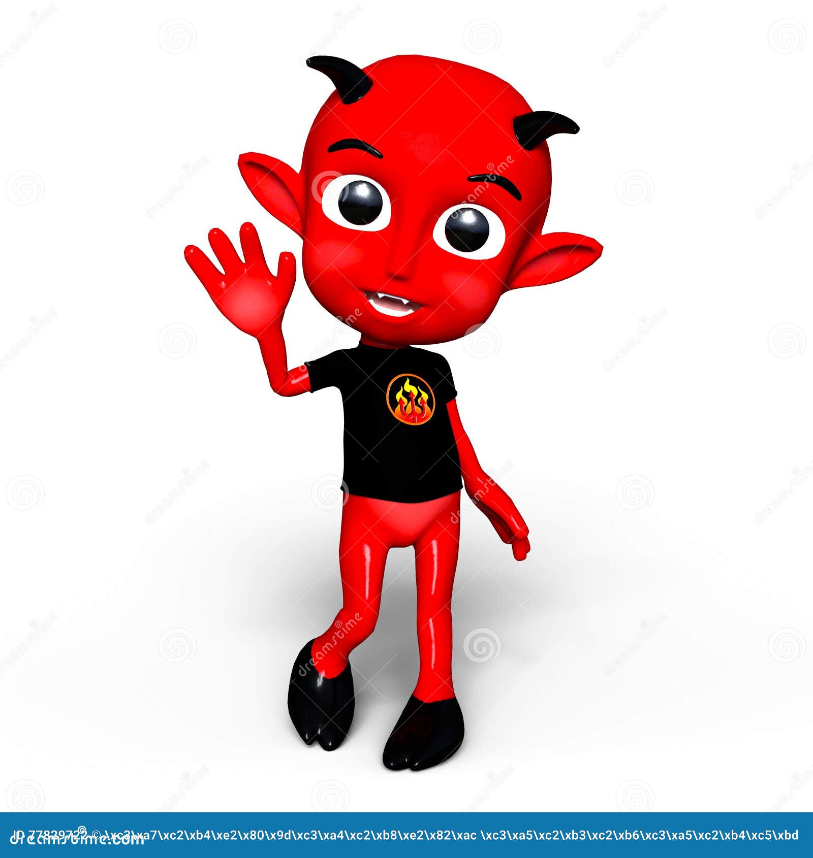 Baby devil stock illustration. Illustration of cute, devil - 77829722