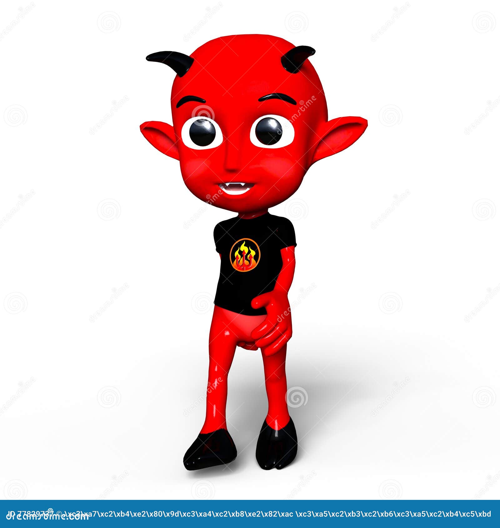 Baby devil stock illustration. Illustration of costume - 77829737