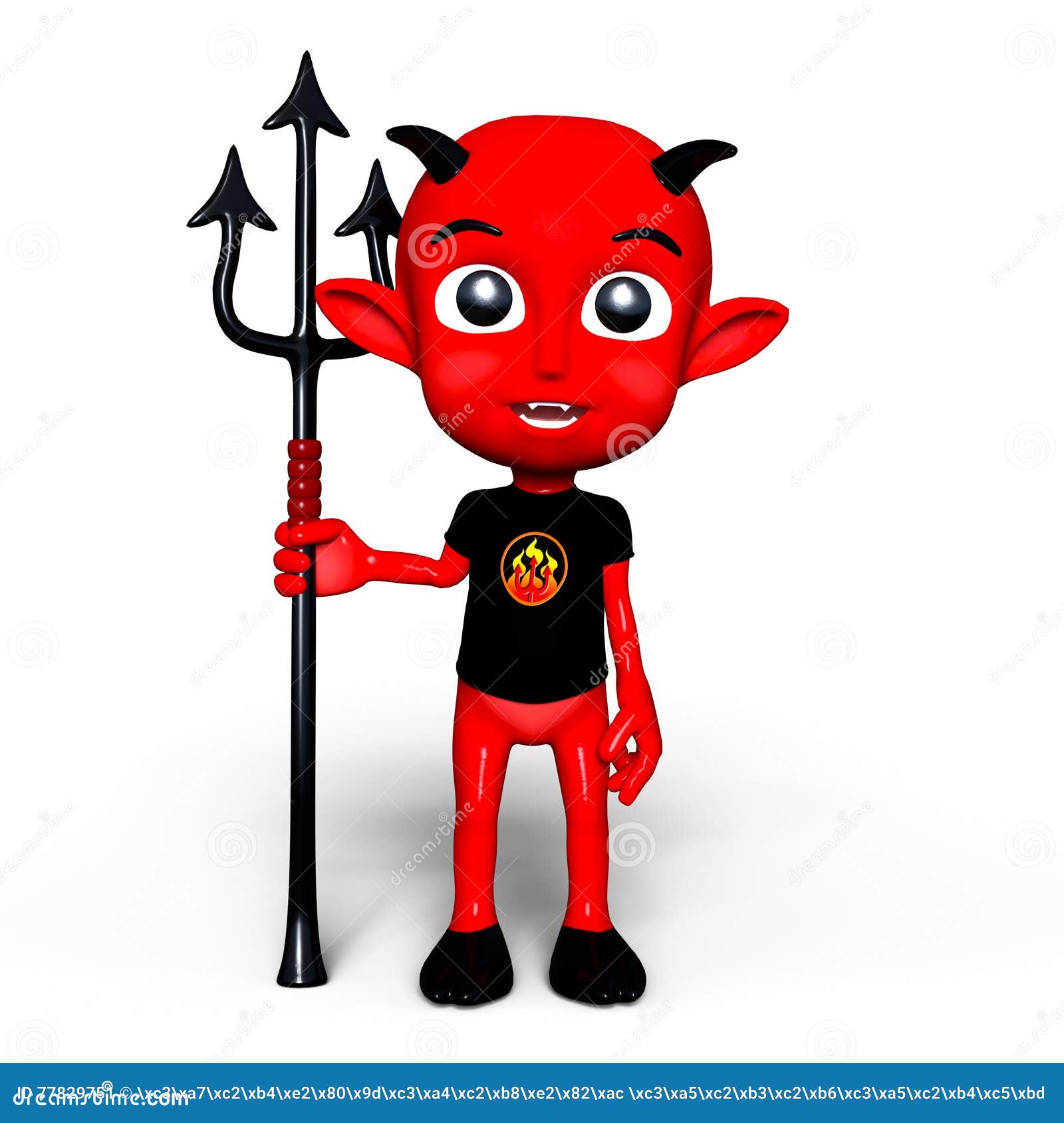 Baby devil stock illustration. Illustration of horror - 77829751