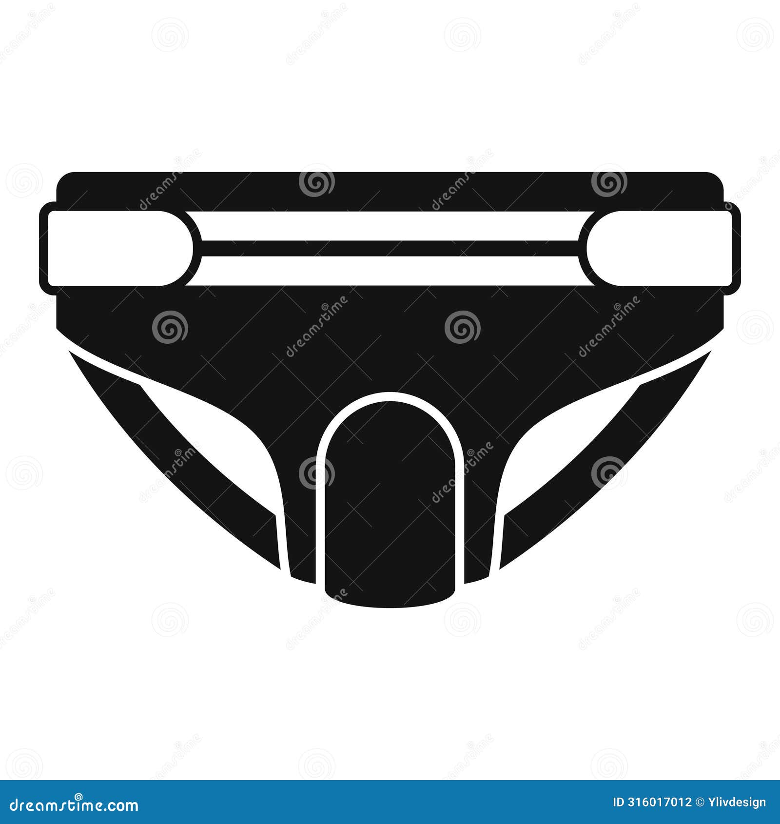 Baby Diaper Icon Simple Vector. Clean Object Stock Illustration ...