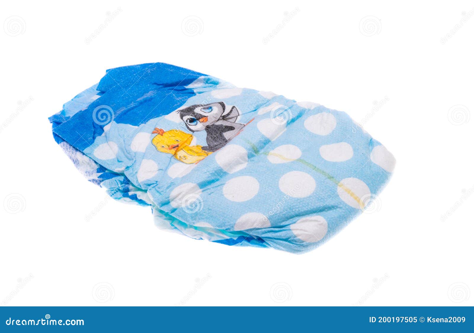 Baby diapers isolated stock image. Image of baby, cloth - 200197505