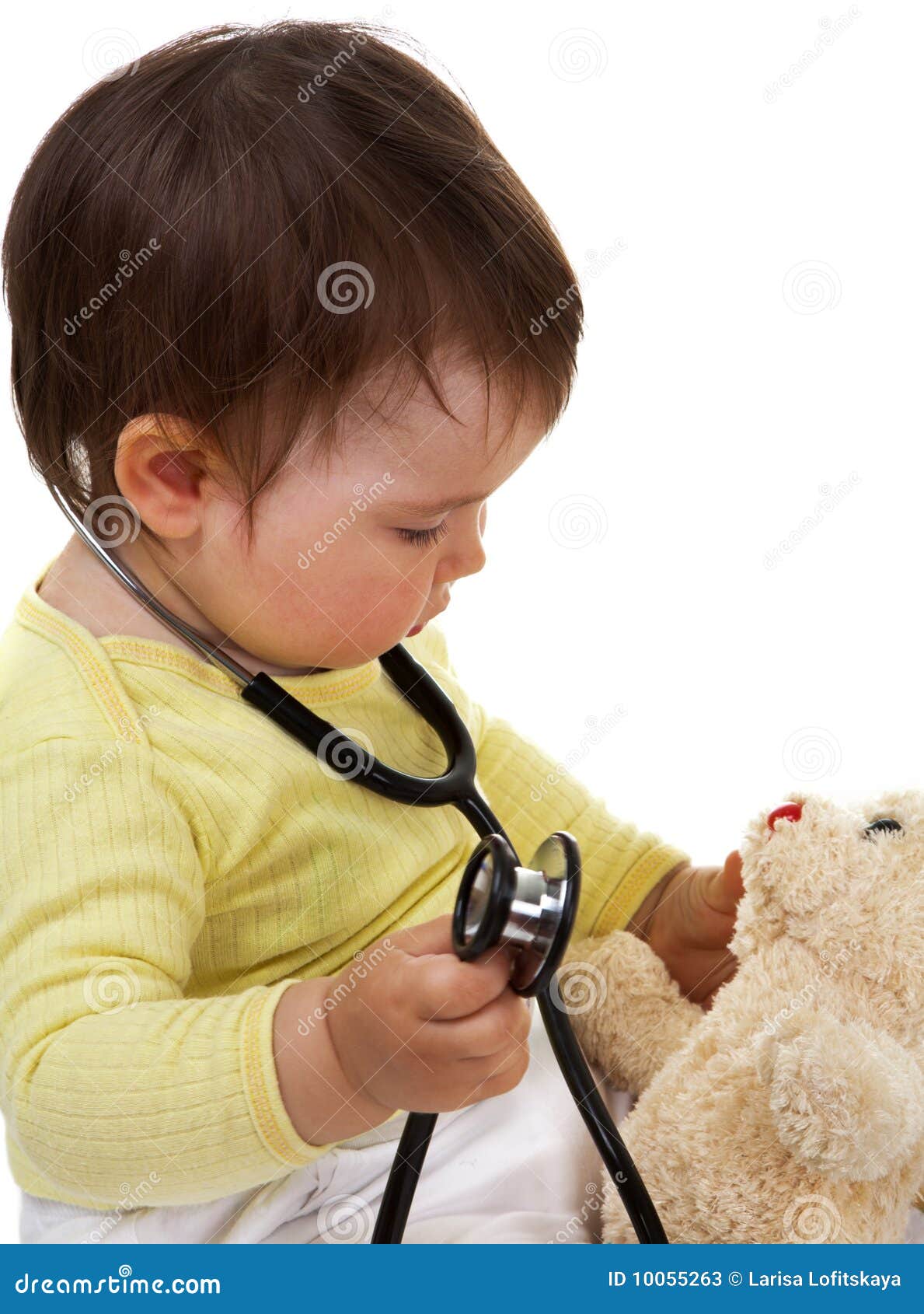 Baby doctor stock image. Image of bear, play, little - 10055263