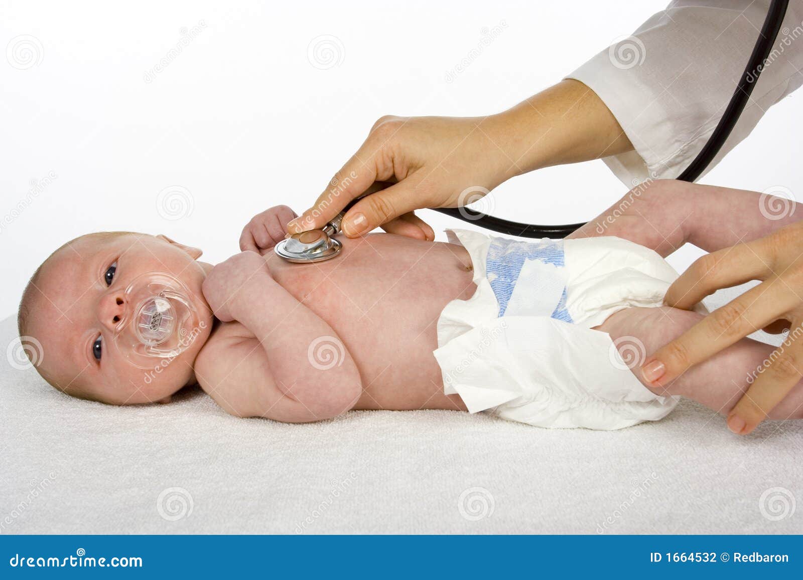 Baby And Doctor Stock Photography - Image: 1664532