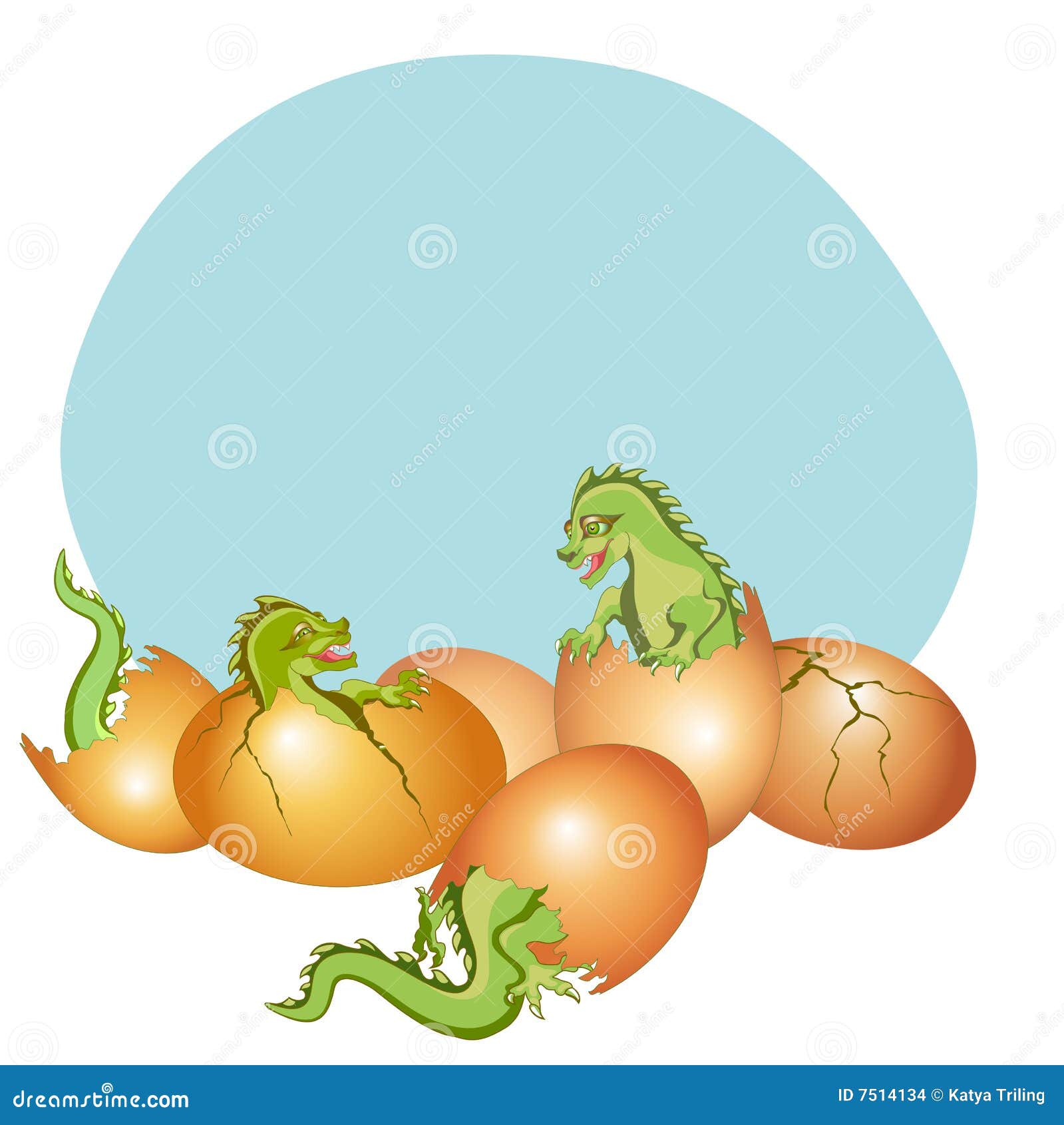 Baby dragons stock vector. Illustration of claw, fantasy - 7514134