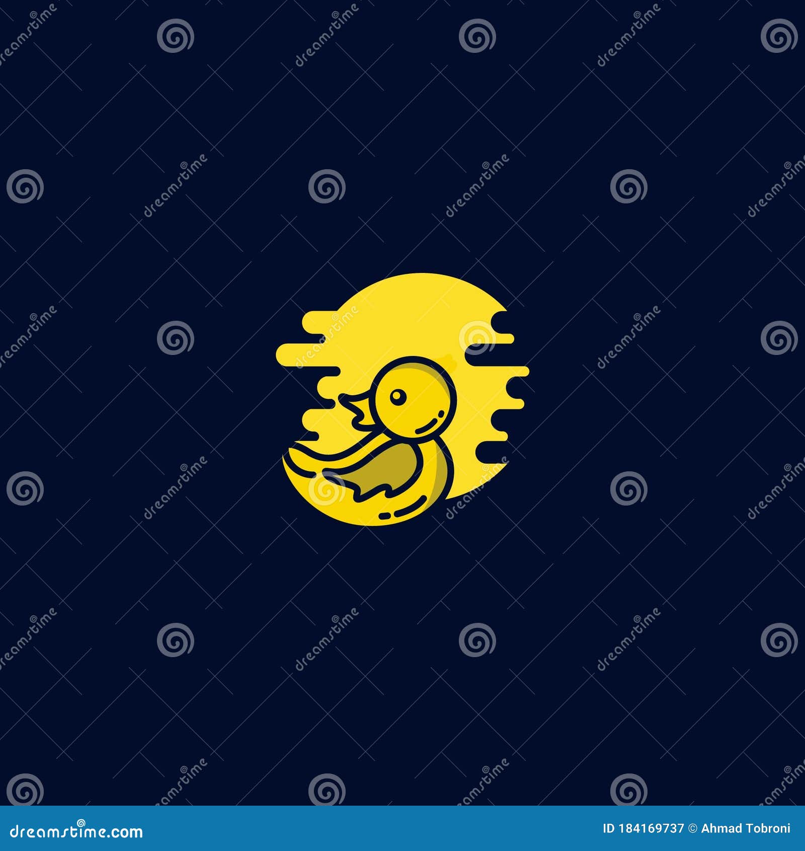 Baby Duck Logo Icon Vector Template Design Illustration Stock Vector ...