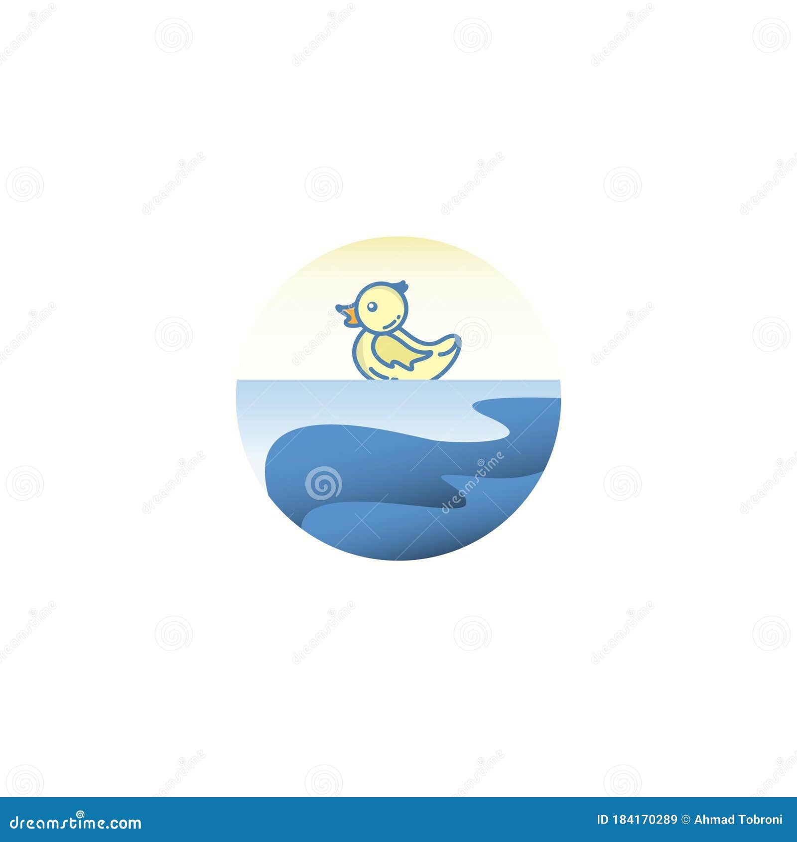 Baby Duck Logo Icon Vector Template Design Illustration Stock Vector ...