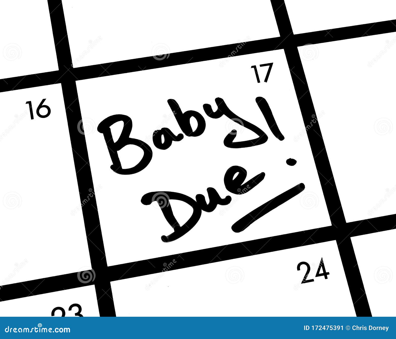 Baby Due stock image. Image of dont, entry, childbirth - 172475391