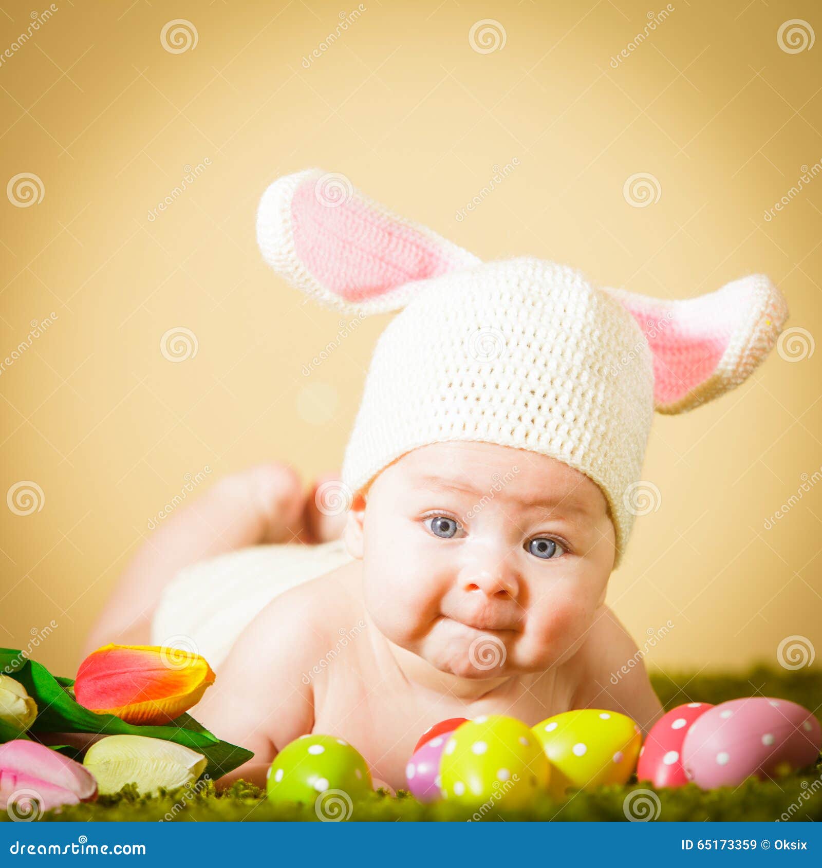 Baby Easter bunny stock image. Image of person, costume - 65173359