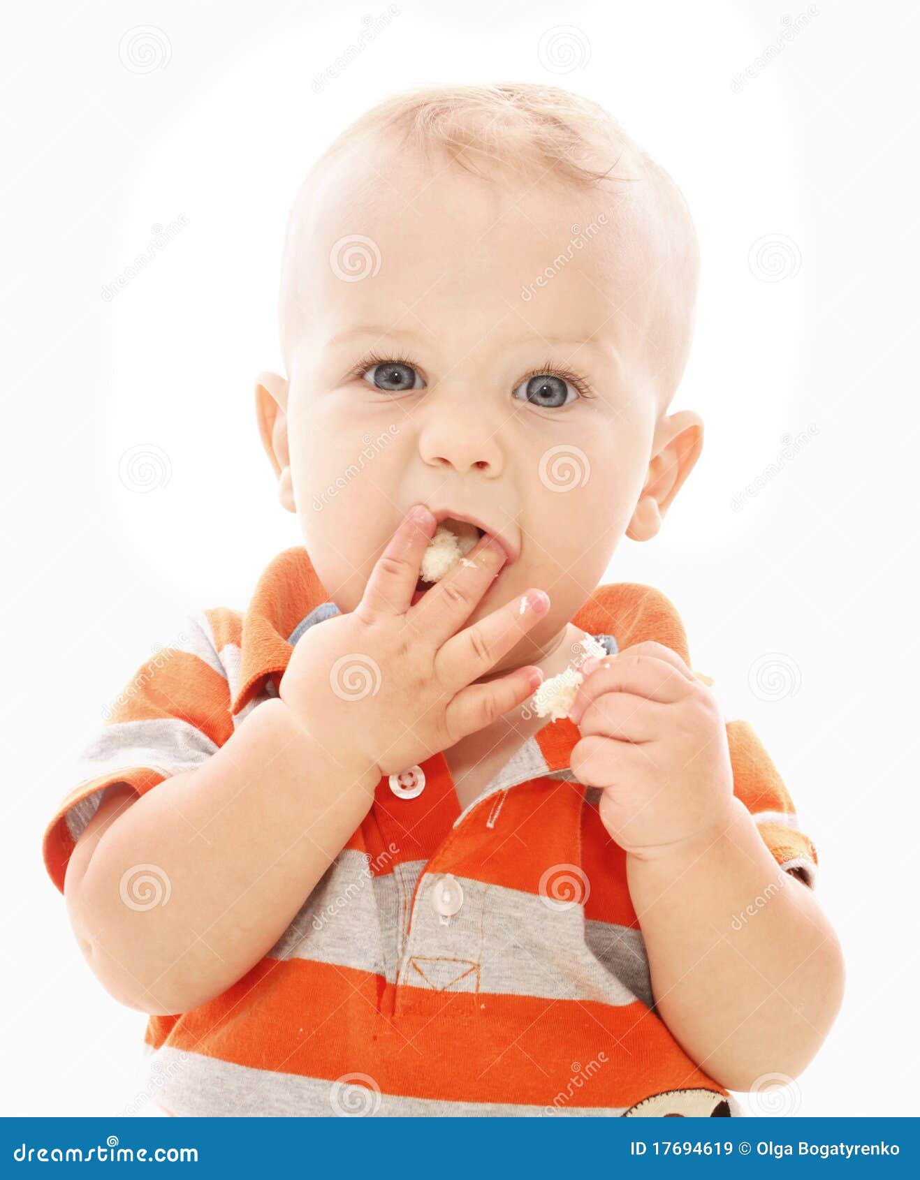 Baby Eating stock image. Image of meal, nutrition, baby - 17694619
