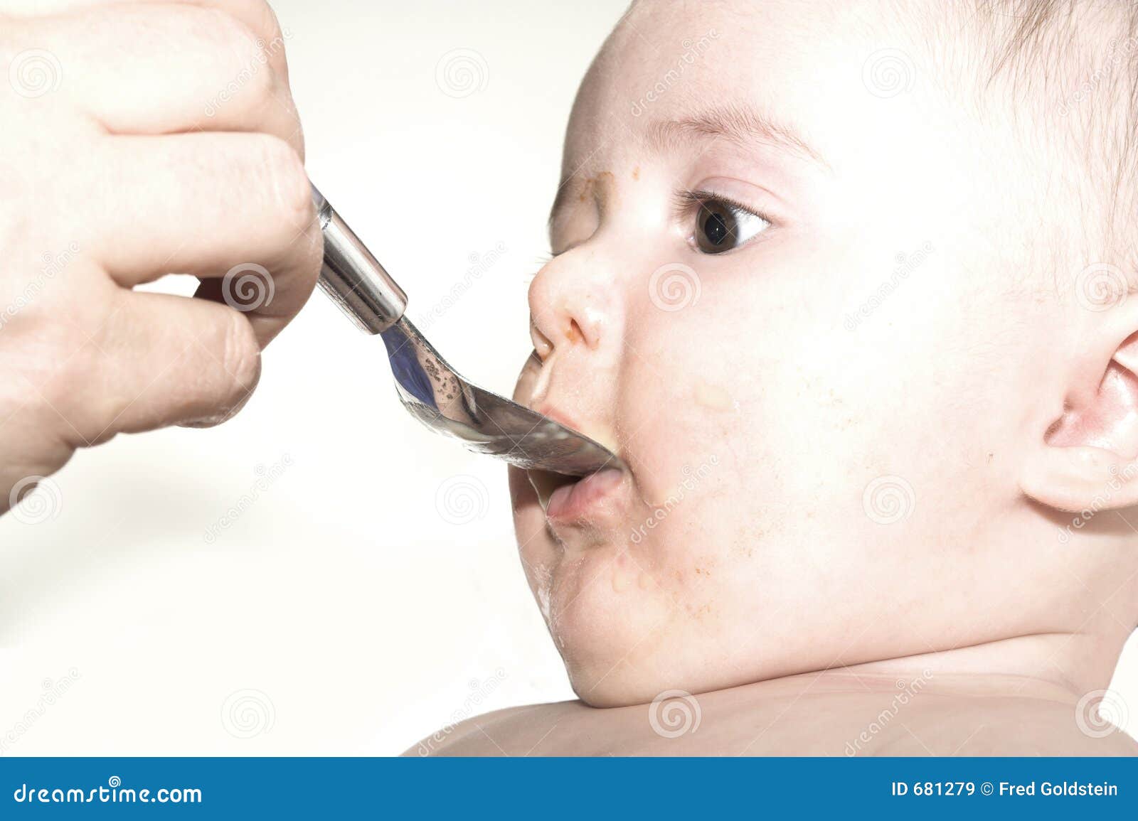 Baby eating stock image. Image of hunger, health, children - 681279