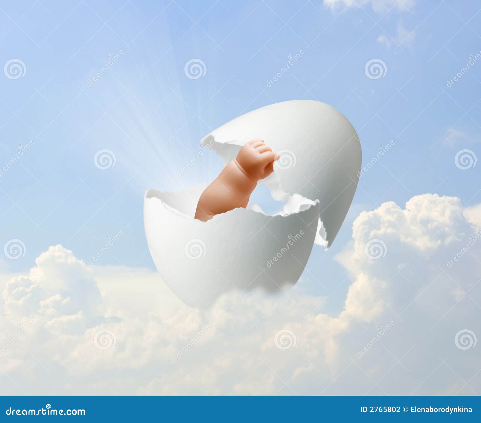 The baby in an egg stock photo. Image of blue, love, beginnings - 2765802