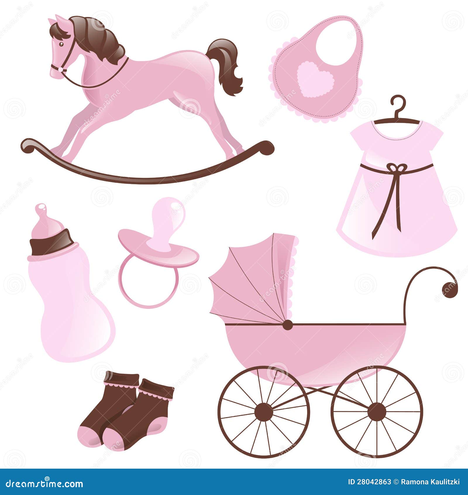 Baby Elements stock illustration. Illustration of arrival - 28042863