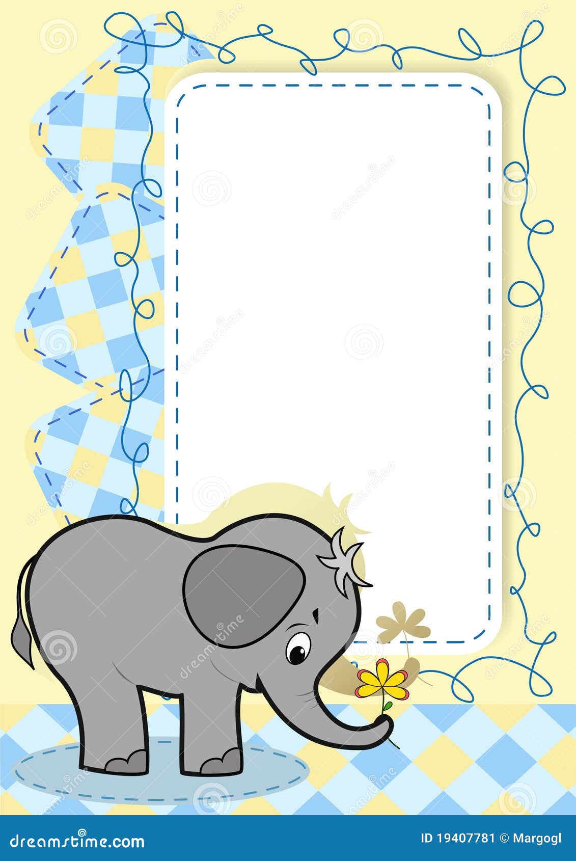 Elephant Border Clip Art Hand Drawn Illustration PNG Transparent,