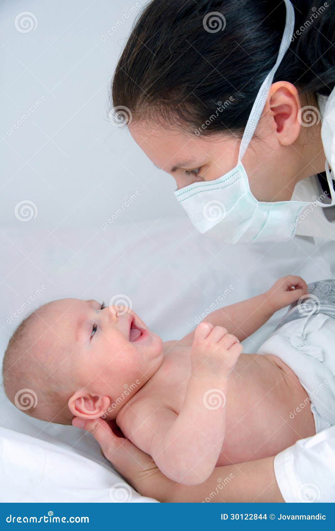 Baby and doctor stock photo. Image of doctor, baby, patient - 30122844