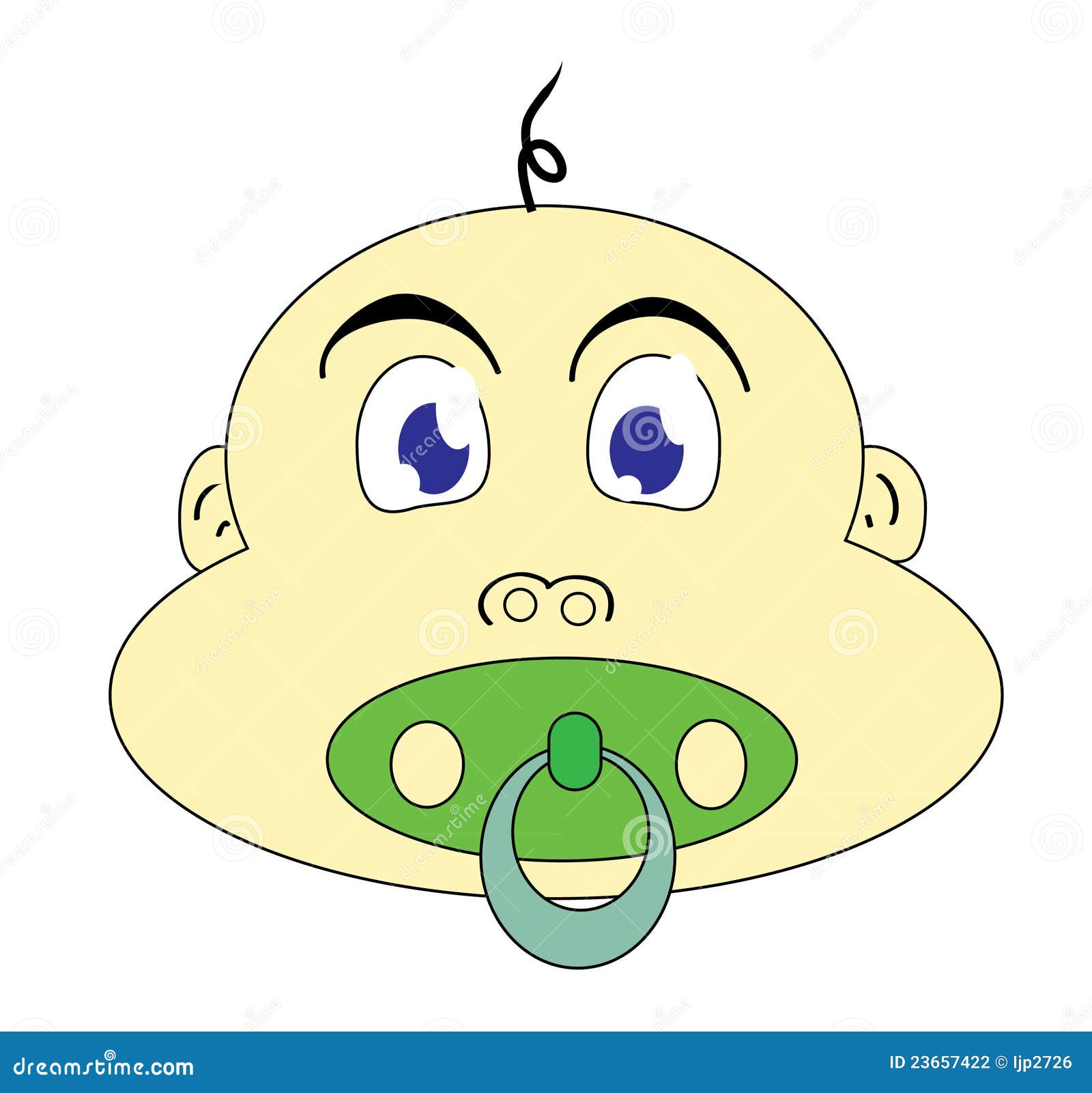 Baby Face stock vector. Illustration of baby, children - 23657422