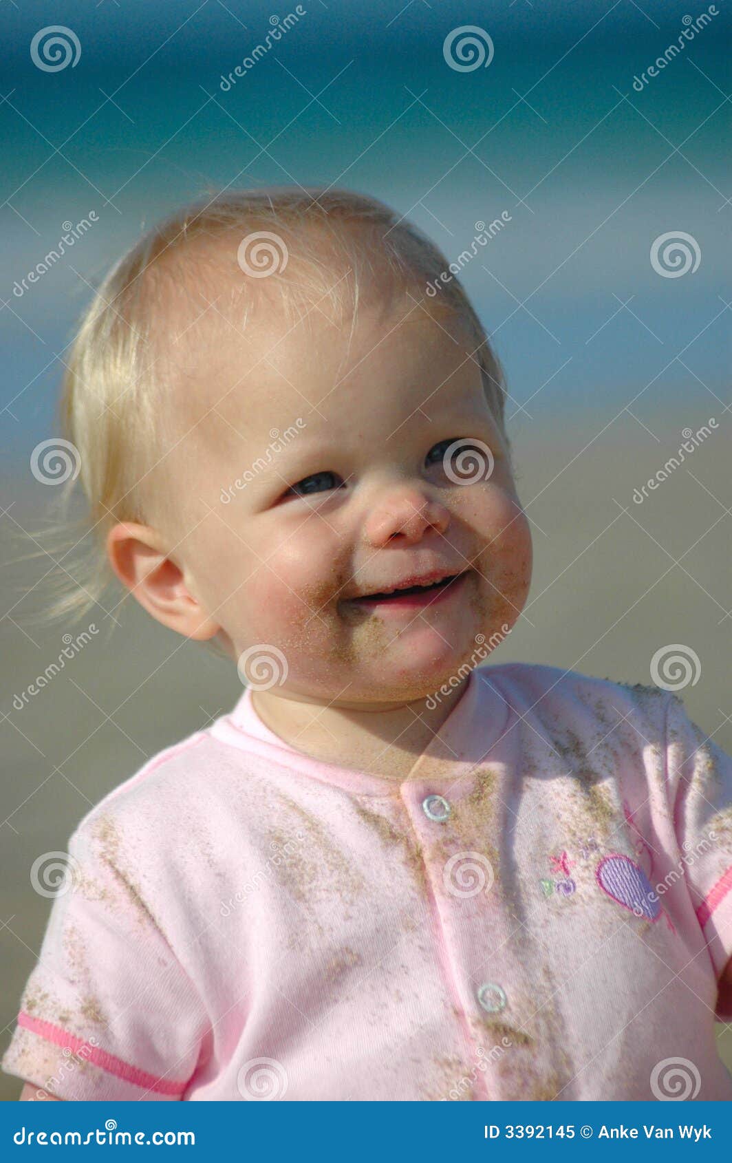 Baby face stock image. Image of happiness, babyhood, caucasian - 3392145