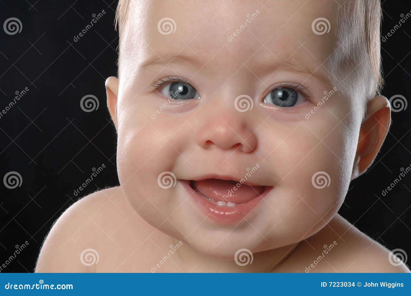 Baby face stock photo. Image of delight, eyes, baby, happy - 7223034